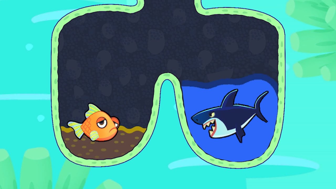 save the fish / pull the pin updated all levels #save fish game pull ...