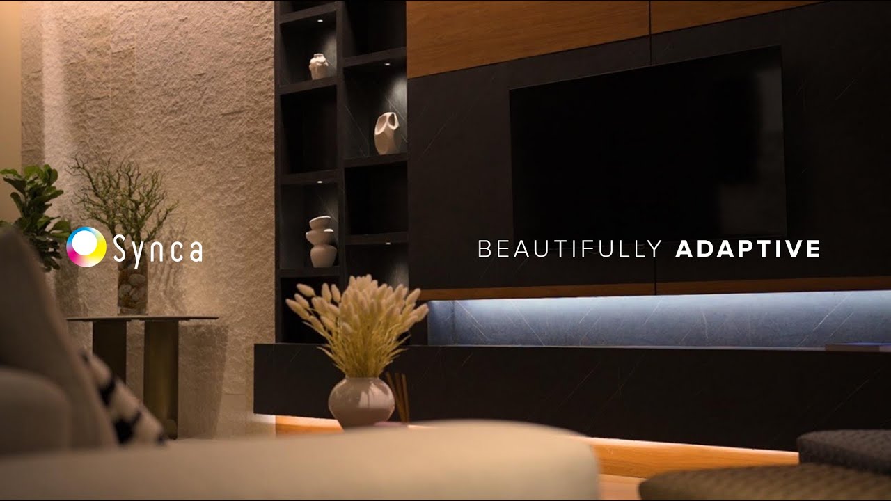 Welcome Home to Beautifully Adaptive Light | Synca Concept Film - YouTube