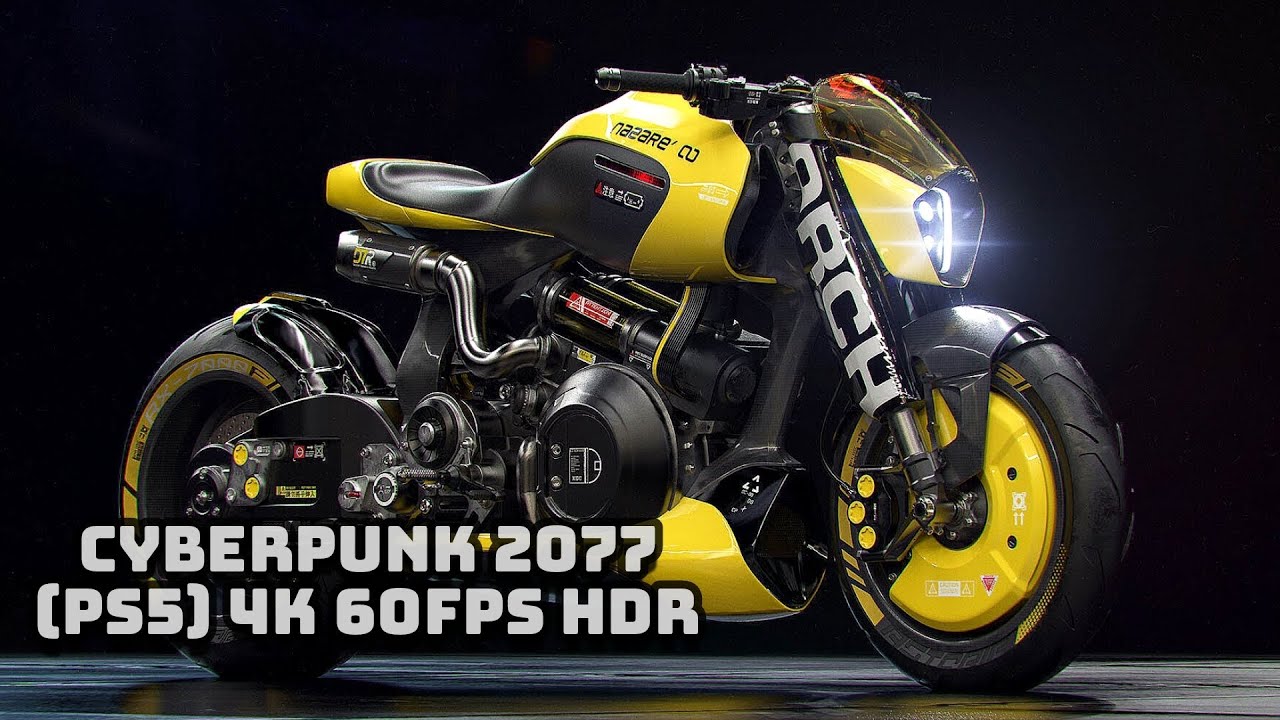 (PS5) Cyberpunk 2077 - Arch Nazare Motorcycle | Ultra Realistic ...