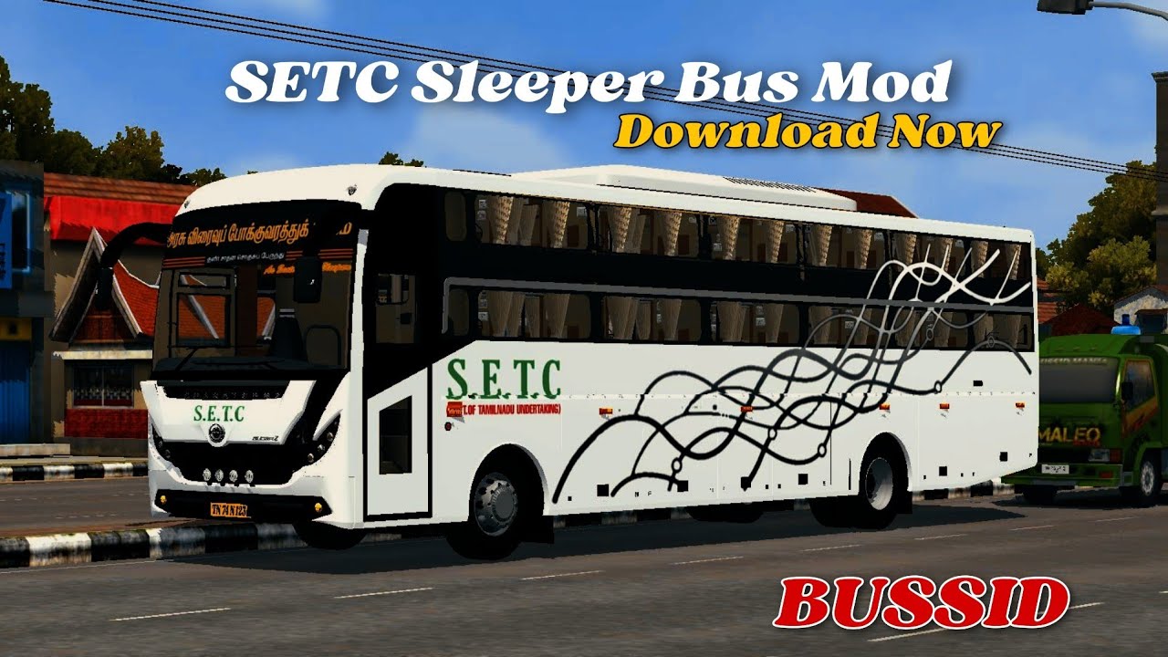 SETC Ac sleeper bus mod released BUSSID - YouTube