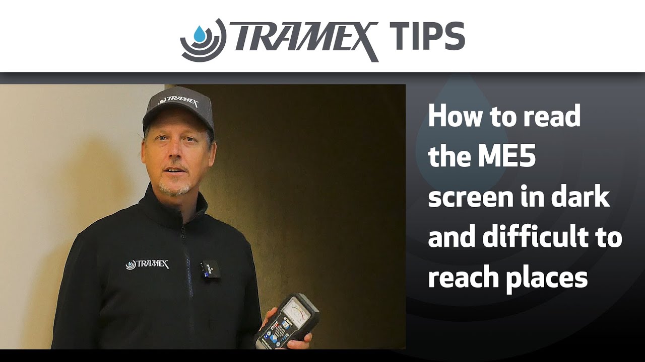 How to read the ME5 screen in dark and hard-to-reach places - YouTube