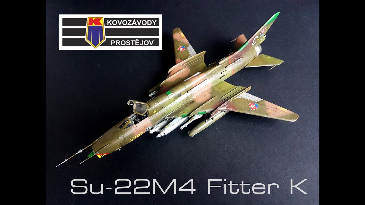 Su-22M4 Fitter K FULL BUILD VIDEO Kovozávody Prostejov 1/72 Scale Model ...