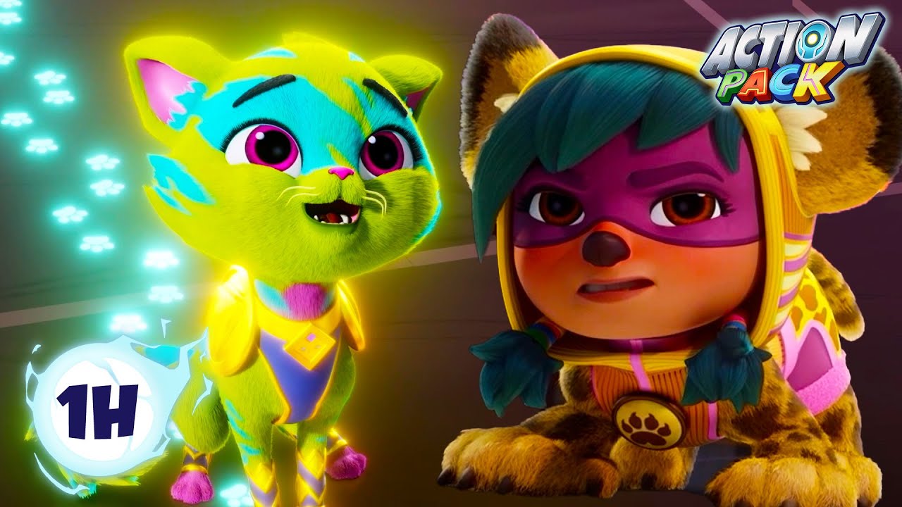 The Strongest Kitty | Action Pack 🦸 | Action Cartoons For Kids - YouTube