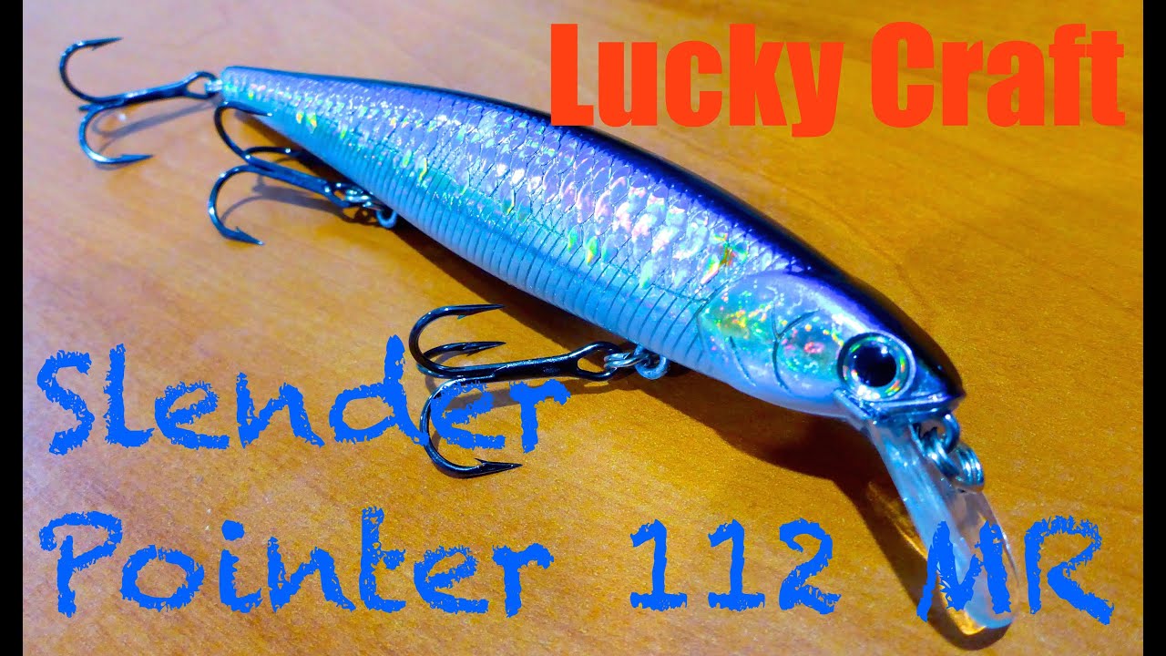 Lucky Craft Slender Pointer 112 MR Review + Underwater Footage - YouTube