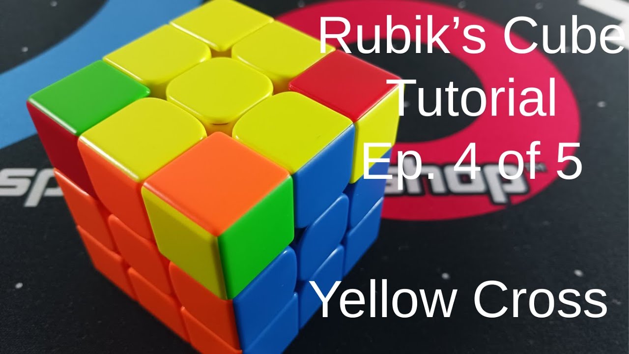 Rubik's Cube Solve: Yellow Cross - YouTube
