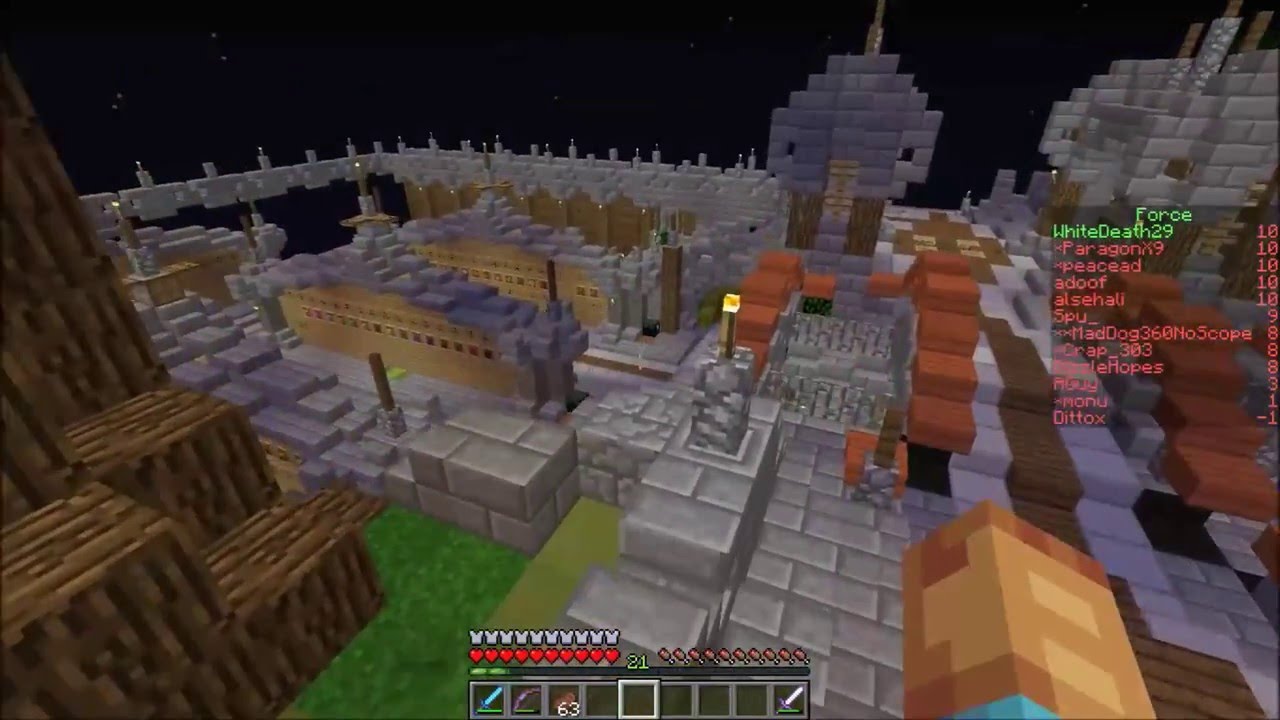 Minecraft GuildCraft Server Factions // Random PVP footage - YouTube