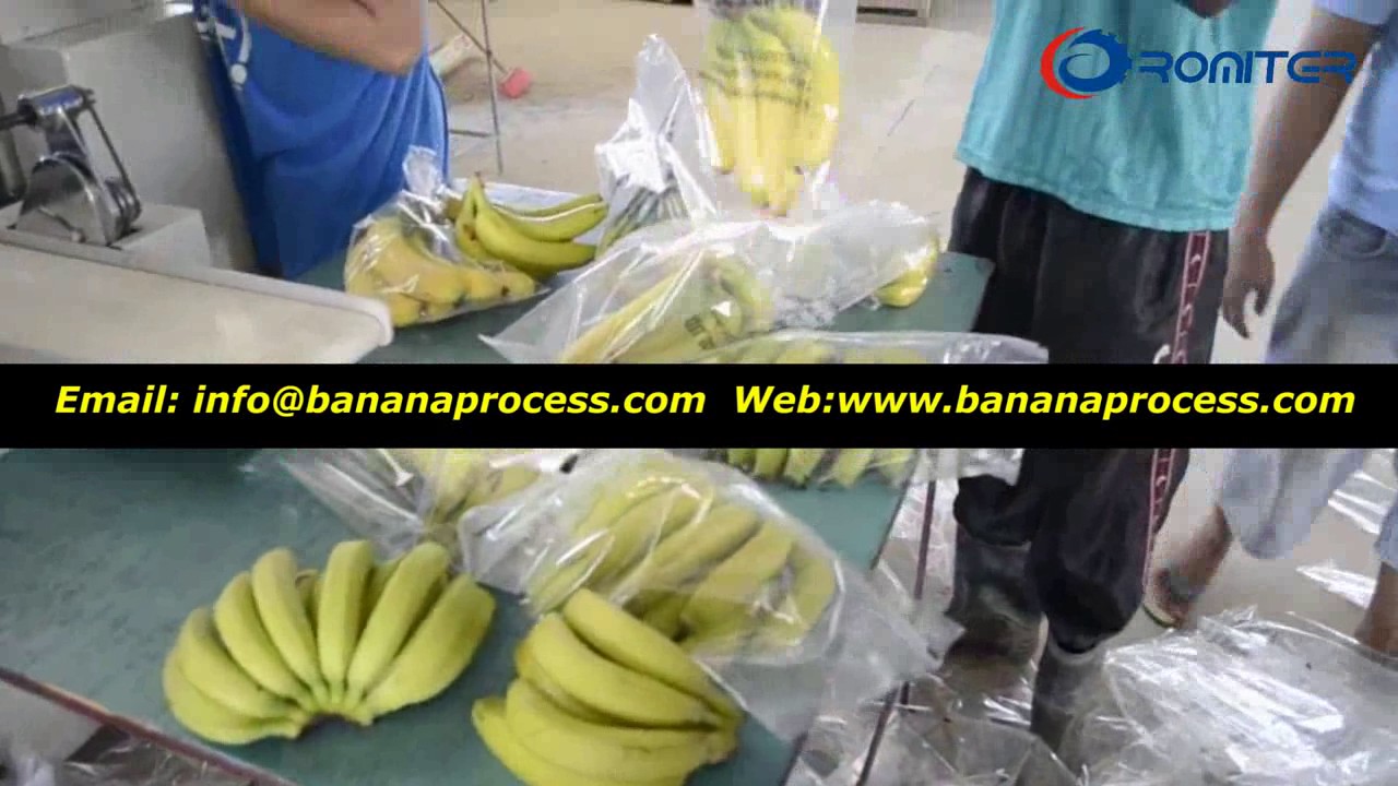 Automatic Flow Type Banana Film Bag Packing Machine for Sale-Romiter ...