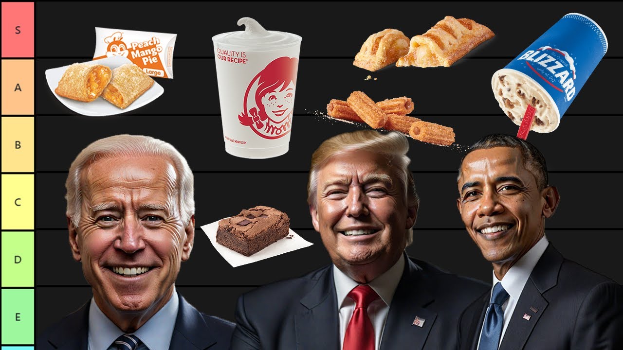 PRESIDENTS RANK FAST FOOD DESSERTS - YouTube