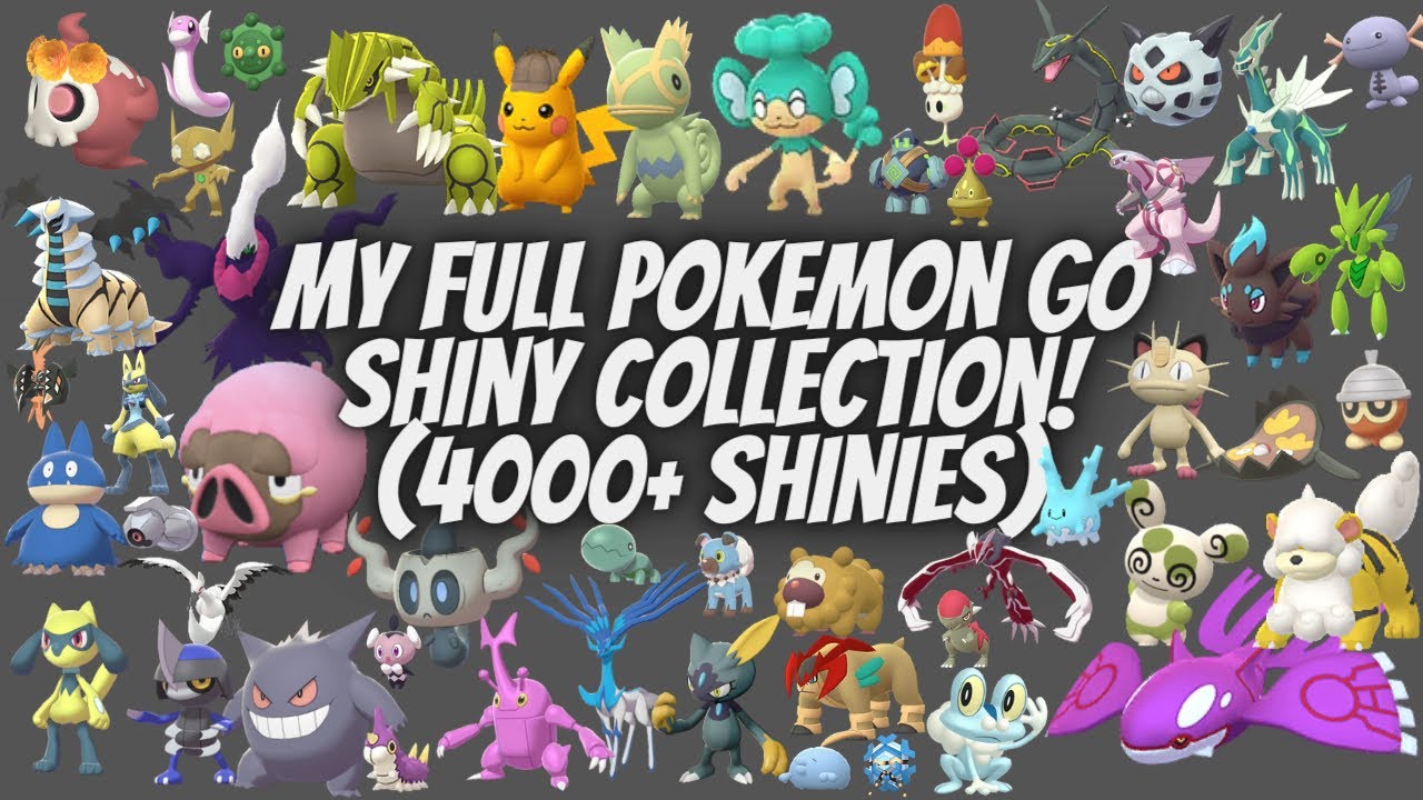 My Full Pokemon Go Shiny Collection! (4,000+ Shiny Pokemon) - YouTube