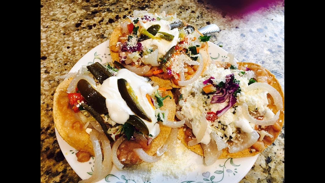 Receta de Tostadas de Cueritos para La Calor - YouTube