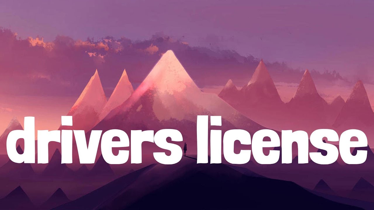Olivia Rodrigo - drivers license (Lyrics) | Frosty Pop lyrics - YouTube