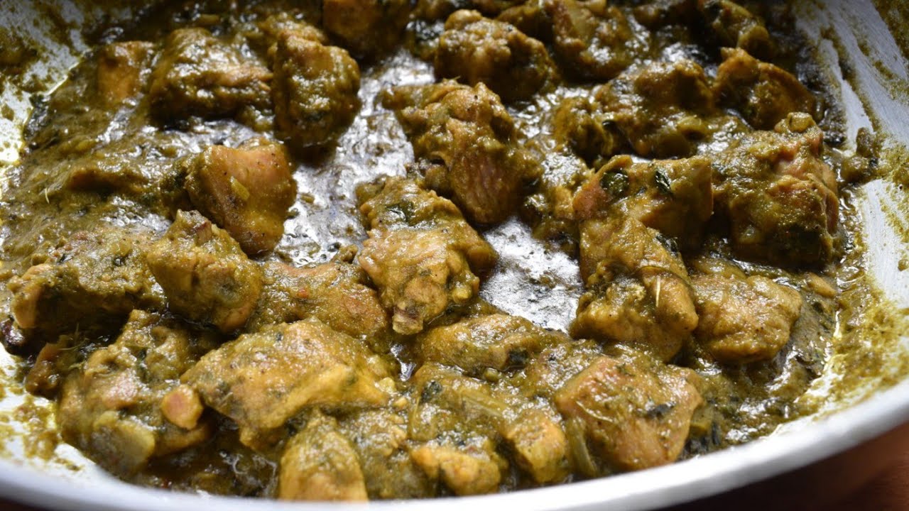Green Chicken Curry | Hariyali Chicken Recipe | Chicken Masala Recipe ...