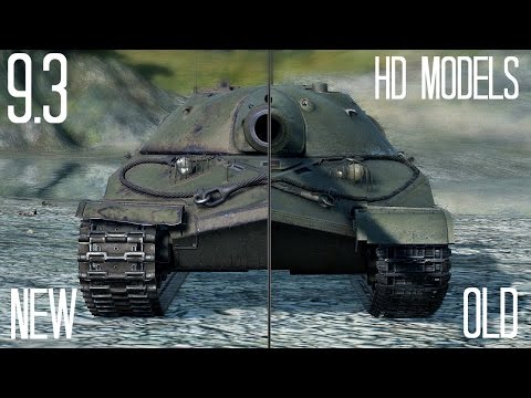 9.3 NEW HD MODELS - World of Tanks