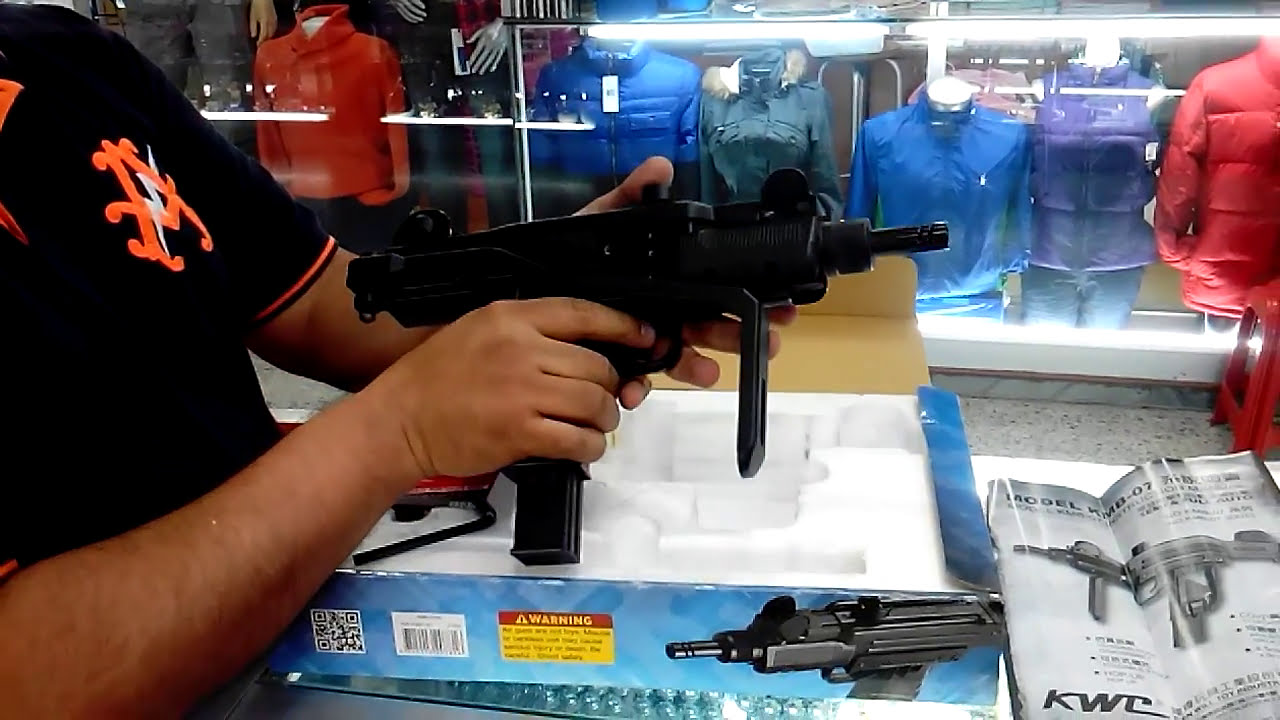 Metralleta Mini UZI KWC con sistema de Tiro a Tiro y Rafaga ARTIDEPORT ...