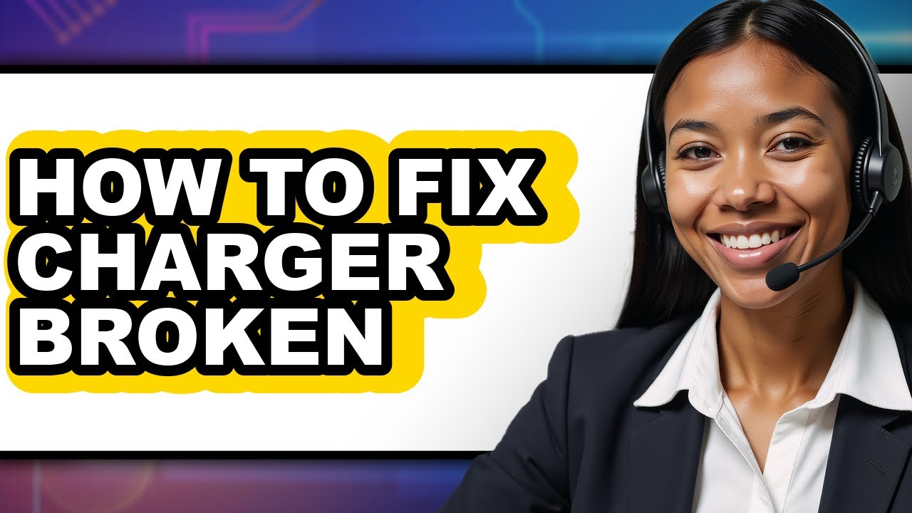How to Fix a Broken Charger (Only Way) - YouTube