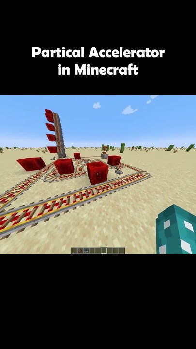 Particle Accelerator in Minecraft 💀 #minecraft #shorts #partical ...