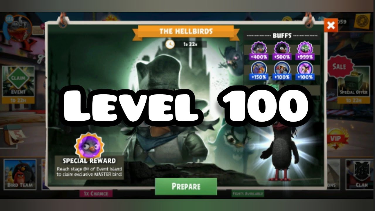 Angry Birds Evolution: The Hellbirds Level 100 Gameplay - YouTube