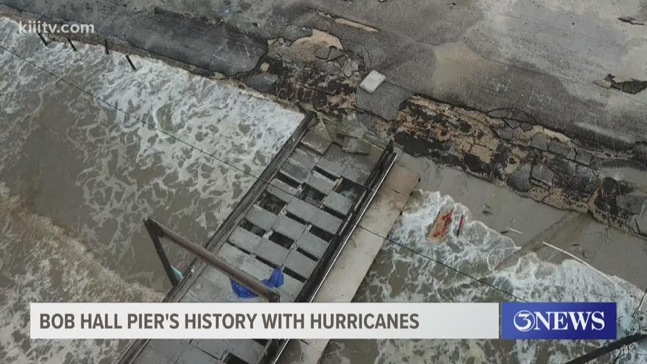 Bob Hall Pier's history with Hurricanes - YouTube