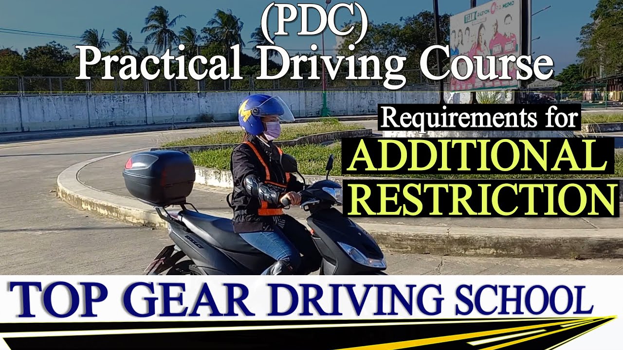 MY FIRST DAY | ADDITIONAL RESTRICTION | PDC- PRACTICAL DRIVING COURSE ...
