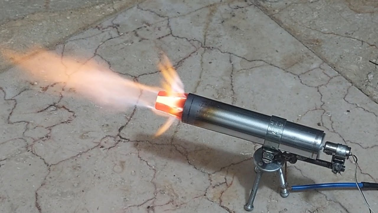 How to make a Jet torch - Making a small jet burner-with high heat- How ...