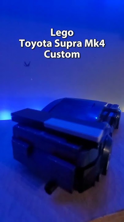 Lego Toyota Supra Mk4 custom v8 engine - YouTube