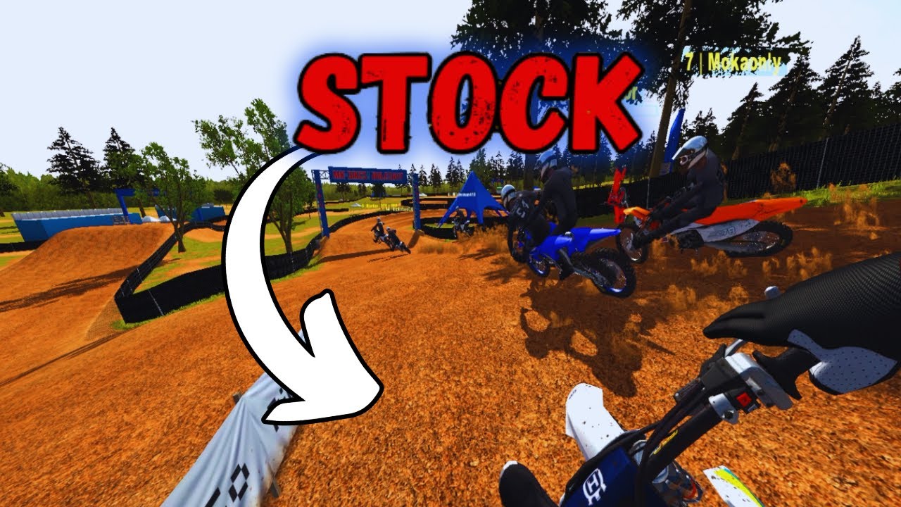 Stock Setup vs Motocross Race in MxBikes - YouTube