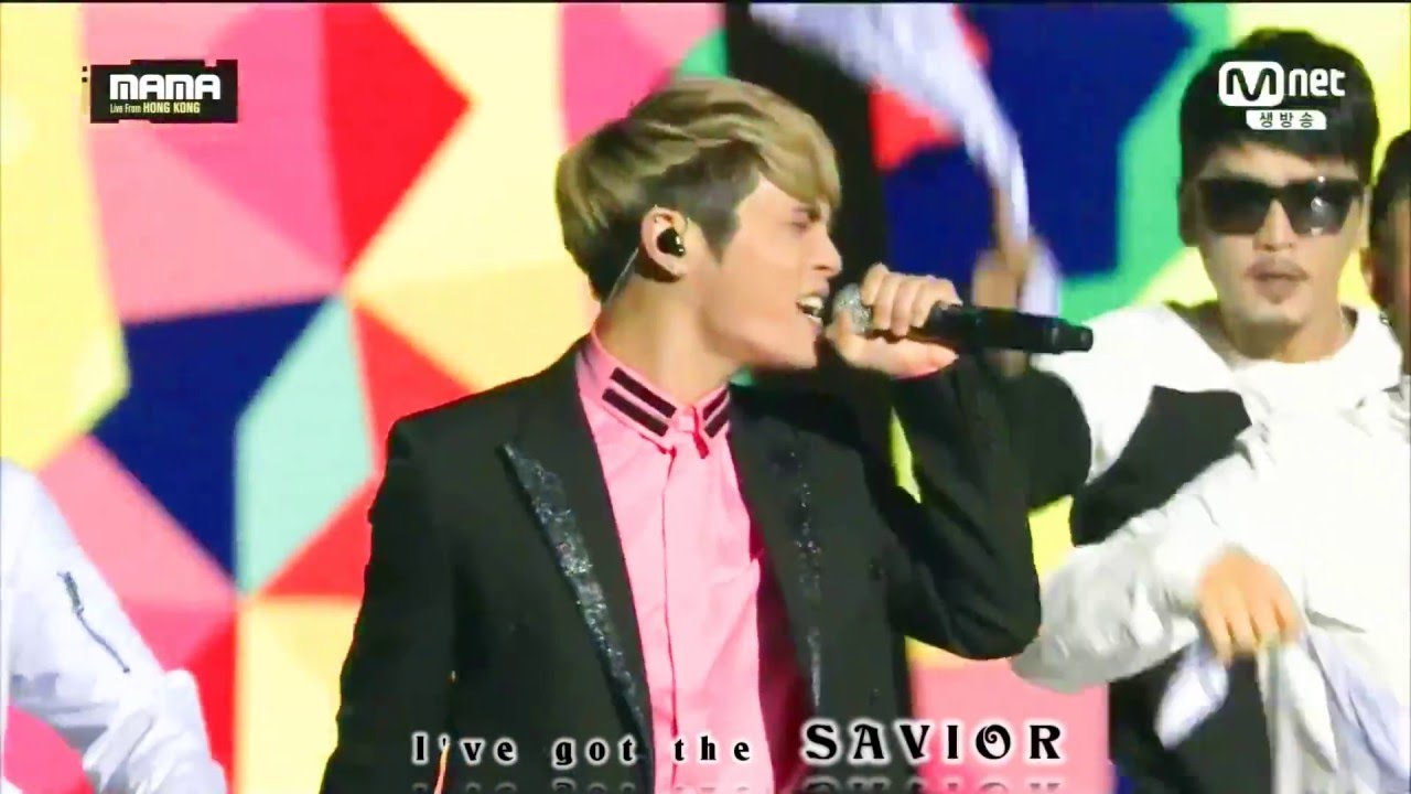 【繁體中字】151202 SHINee-Intro+Savior @2015 MAMA - YouTube