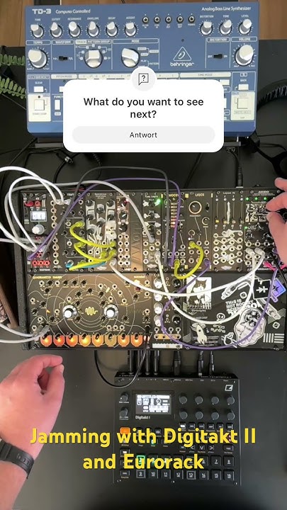 Jamming with Digitakt II and Eurorack - YouTube