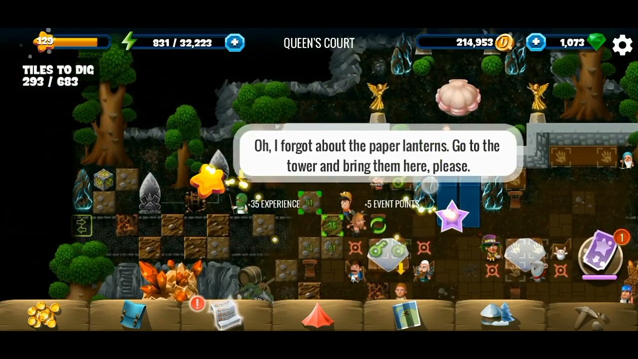 Queen's Court :Diggy's Neverending Fantasy Adventure - YouTube