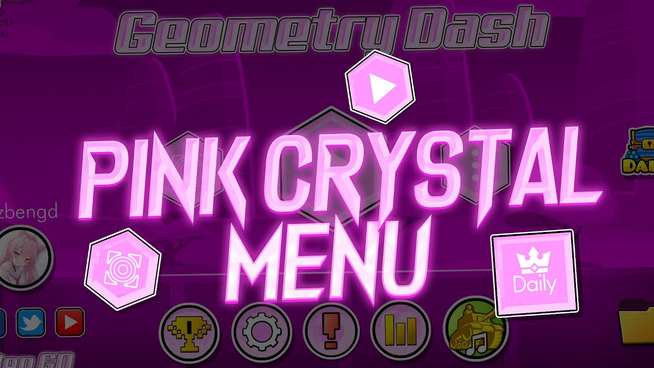 Pink Crystal Menu Texture Pack [High] - YouTube