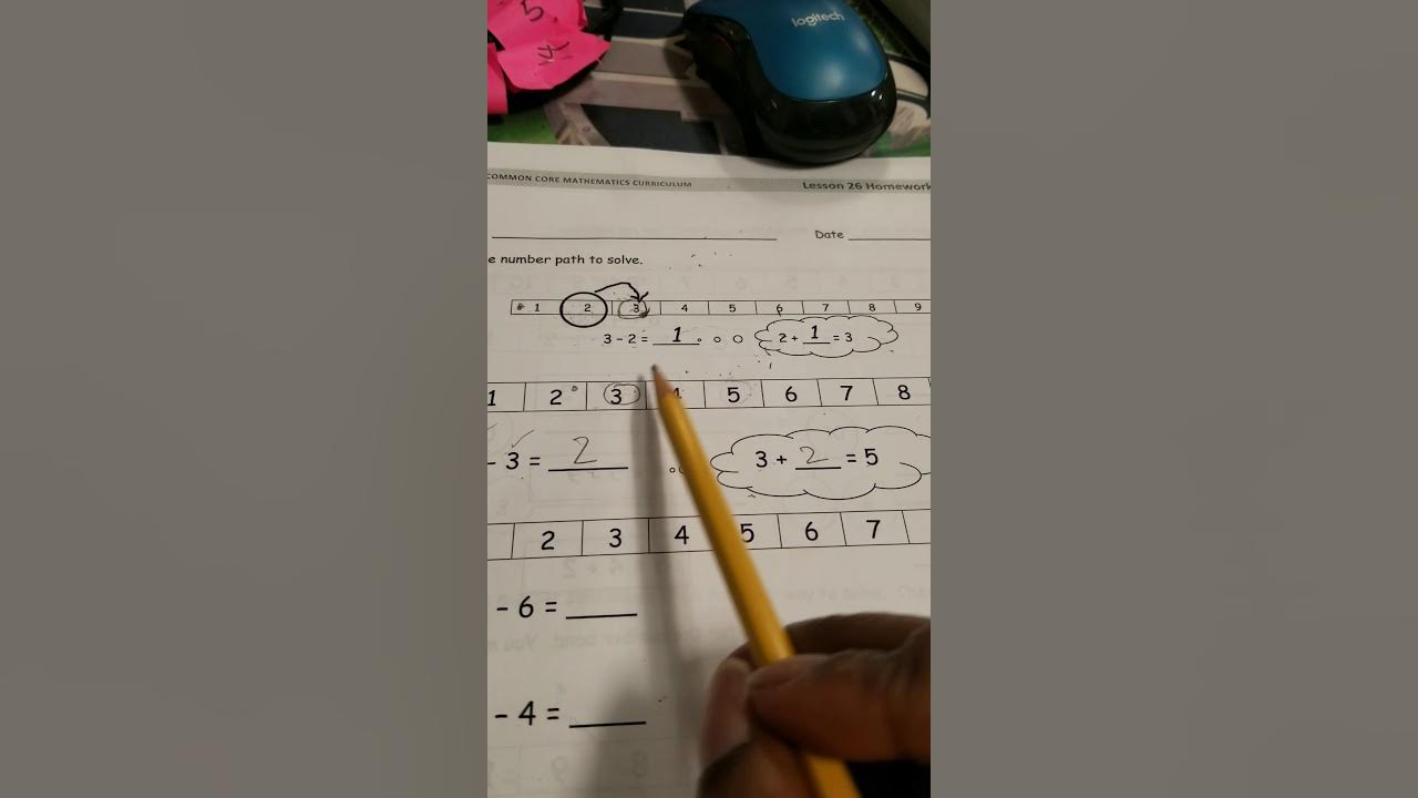 EngageNY: 1st grade, Module 1, Lesson 26 HW - YouTube