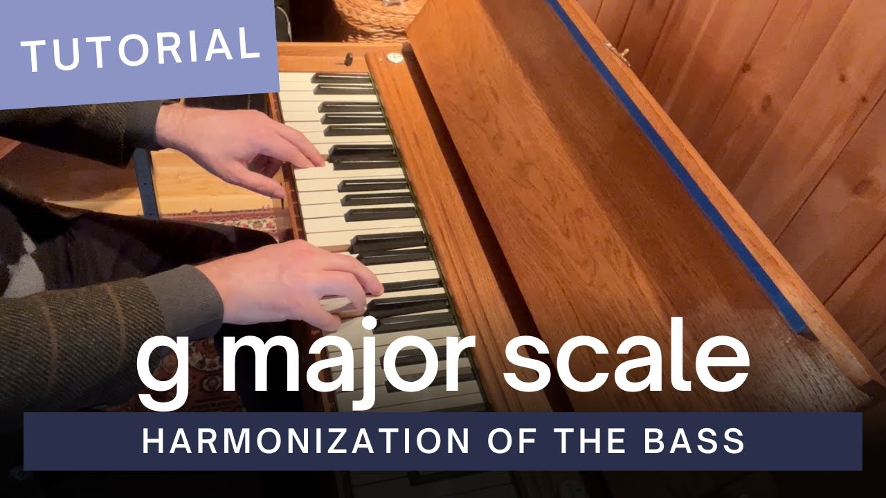 How to Harmonize G Major Scale in the Bass - YouTube
