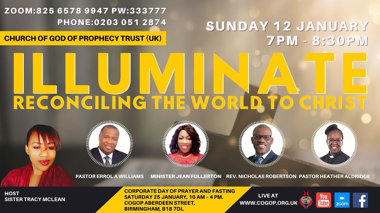 COGOP Sunday Evening Service | Illuminate | 12 January 2025 - YouTube