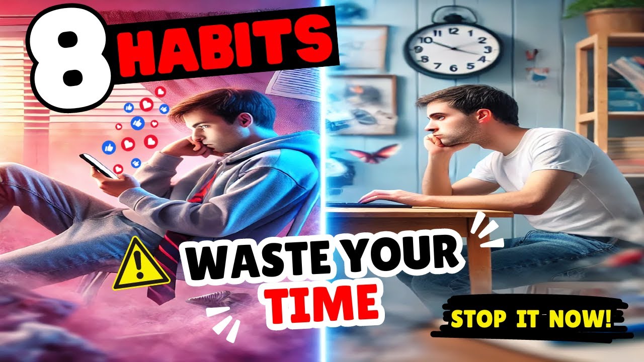 8 Time Wasting Habits You Need to Stop Now! - YouTube