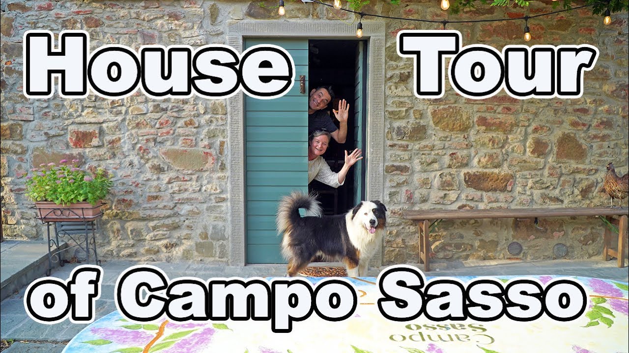 Campo Sasso house tour - our renovated farmhouse in Tuscany - YouTube