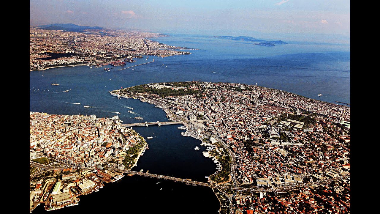 Istanbul from Sky FULL HD Skyview (including sound) - YouTube