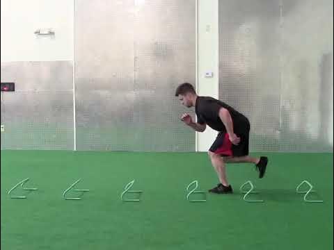 1 Leg Forward Hurdle Hop with Rebound - YouTube