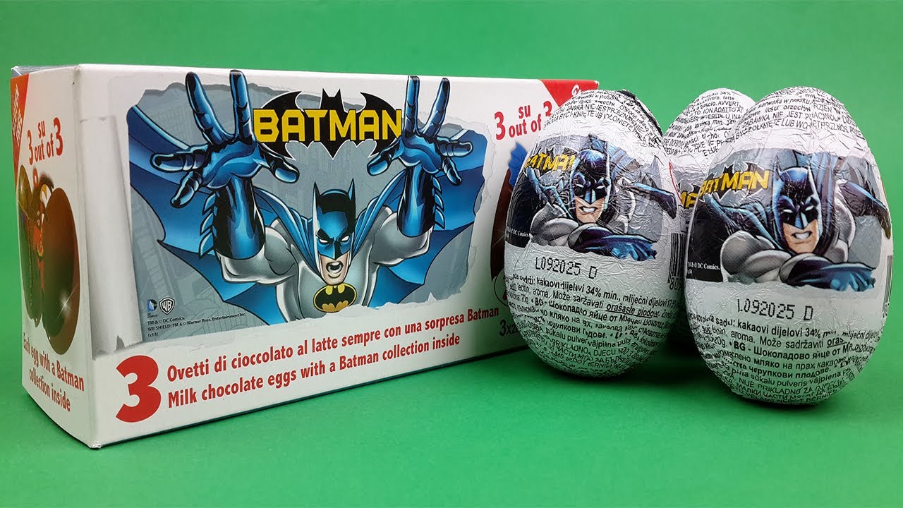 Batman Surprise Eggs Unboxing - Batman Surprise Eggs For Kids - YouTube