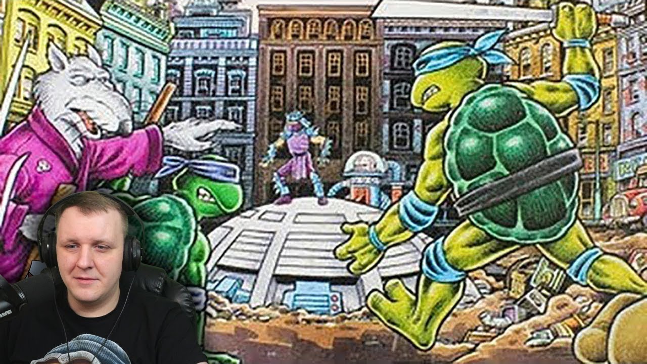 TMNT Games [Board James 10 - RUS RVV] | Реакция на AVGN - YouTube