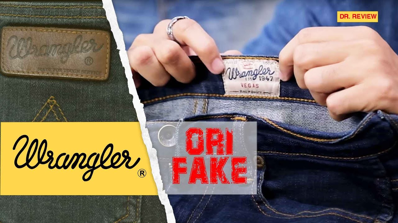 WRANGLER ORIGINAL asli VS WRANGLER FAKE palsu | Semua Wrangler - YouTube
