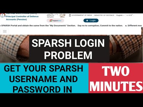 How to get your Sparsh Username and Password in two minutes? - YouTube