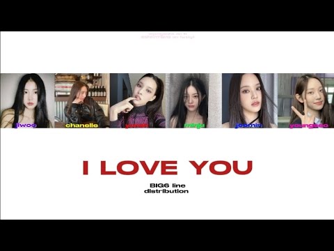 'I Love You' EXID but R U NEXT? BIG6 line distributions - YouTube