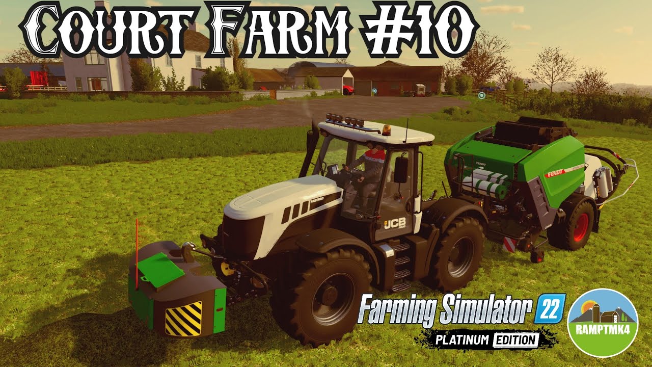 Court Farm Country Park #10 Back to Round baling Farming Simulator 22 # ...