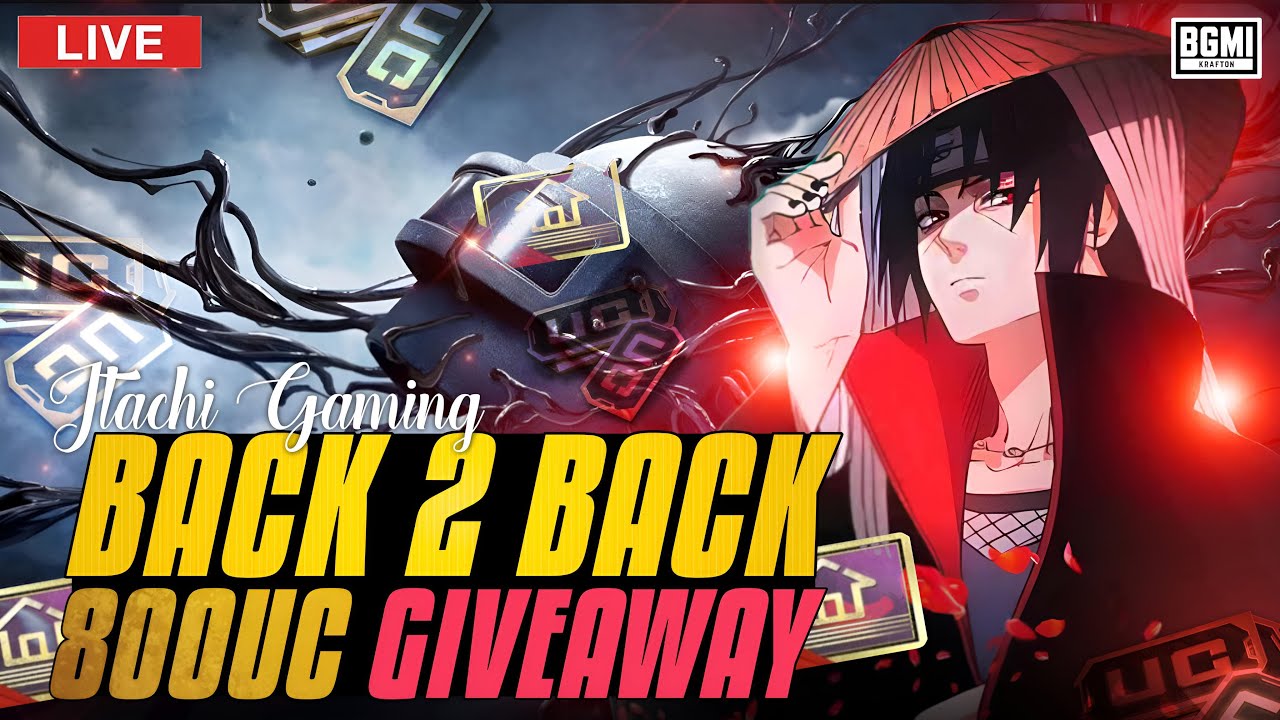 BGMI LIVE CUSTOM ROOM | RP AND UC GIVEAWAY EVERY MATCH | ALL WEAPONS ...