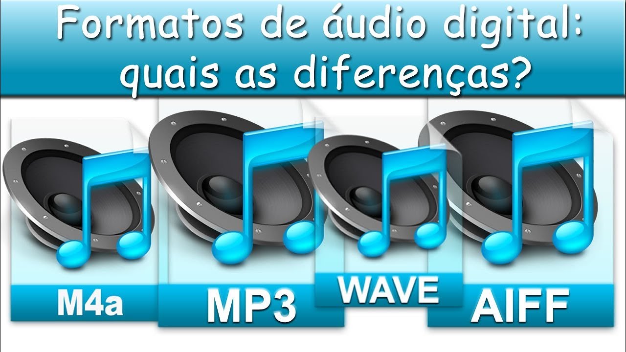Formatos de áudio digital: quais as diferenças? - YouTube
