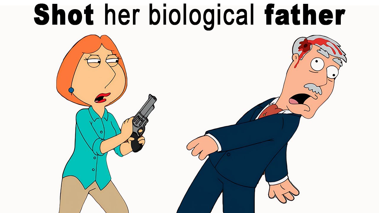 Barbara points a gun at her husband for assets. | Family Guy - YouTube