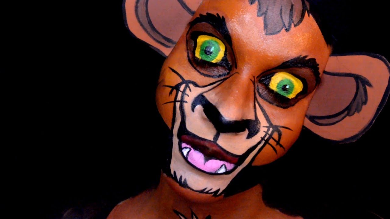 The Lion King Kovu Makeup Tutorial - YouTube