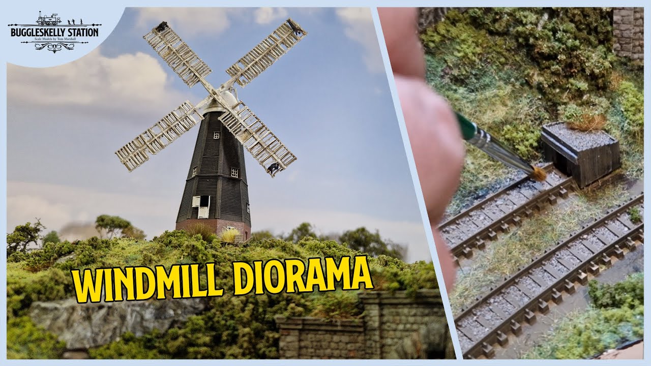 Building a Windmill Diorama - YouTube