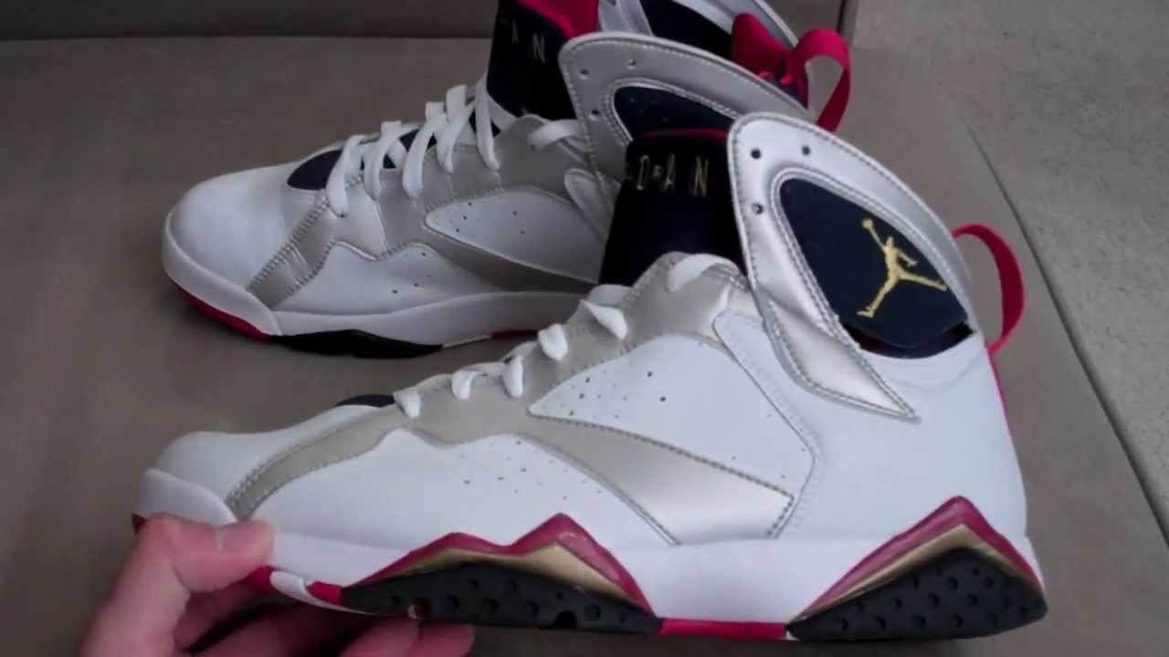 Shoe pickup: 2004 Air Jordan Olympic VII 7 with on feet footage - YouTube