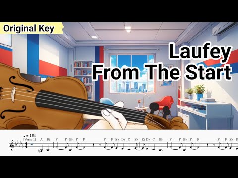 Laufey - From The Start Violin Sheet - YouTube
